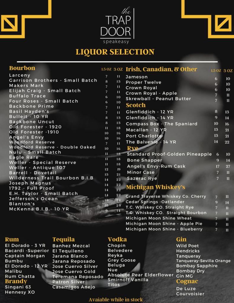 Menu - The 500 District
